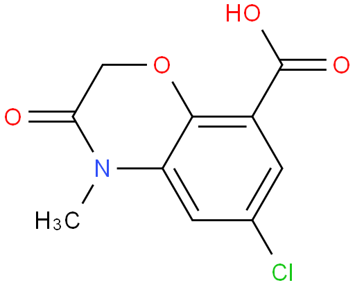 6-Chloro-3,4-dihydro-4-methyl-3-oxo-2H-1,4-benzoxanine-8-carboxylic acid,123040-79-9|Hubei ...